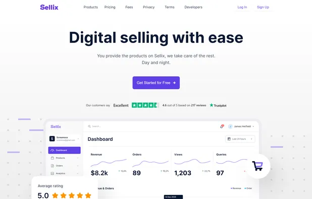 Sellix: The easiest way to sell digital products online. | AlternativeTo