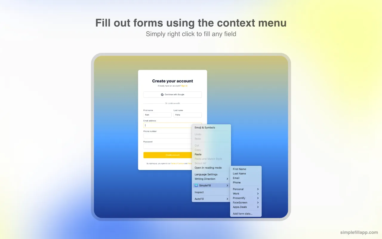 SimpleFill - Browser Form Filler Alternatives - Explore Similar ...