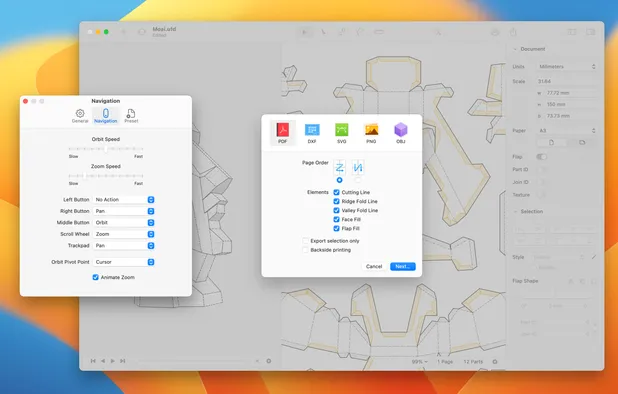 Unfolder: 3D model unfolding tool to help you create papercraft easily ...