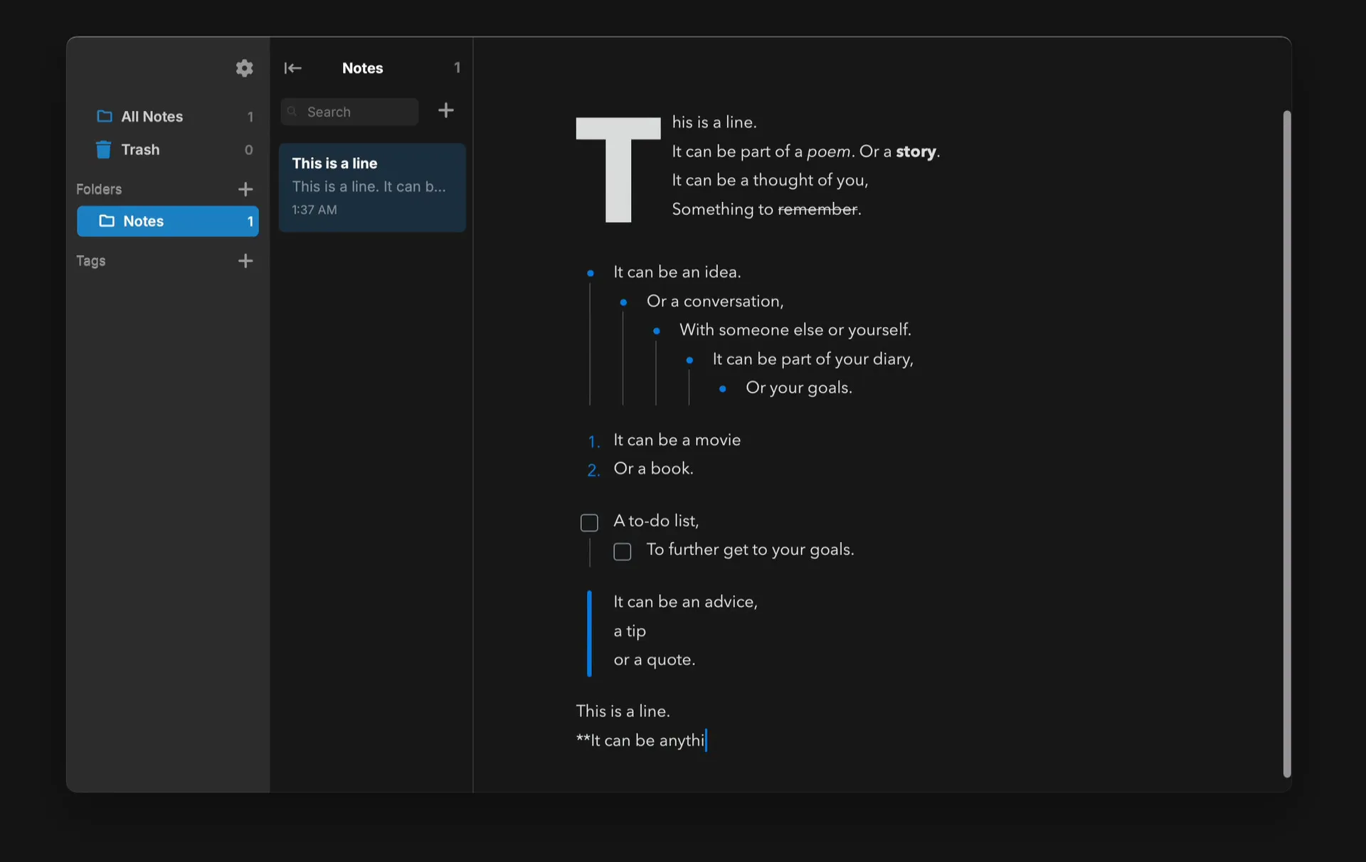 Daino Notes: Fast, distraction-free notes with Markdown and local ...