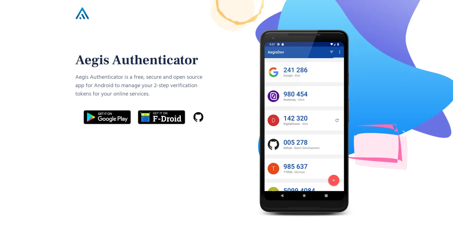 Aegis Authenticator 2.2 brings new features and improvements to this 2FA Android app | AlternativeTo