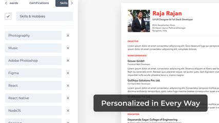 Reactive Resume: Minimalistic and straightforward resume builder that ...