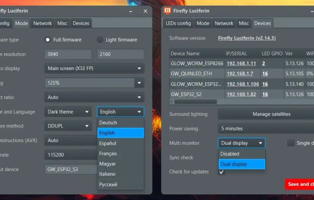 Firefly Luciferin: Very fast Java screen capture PC software designed for the Glow Worm ...