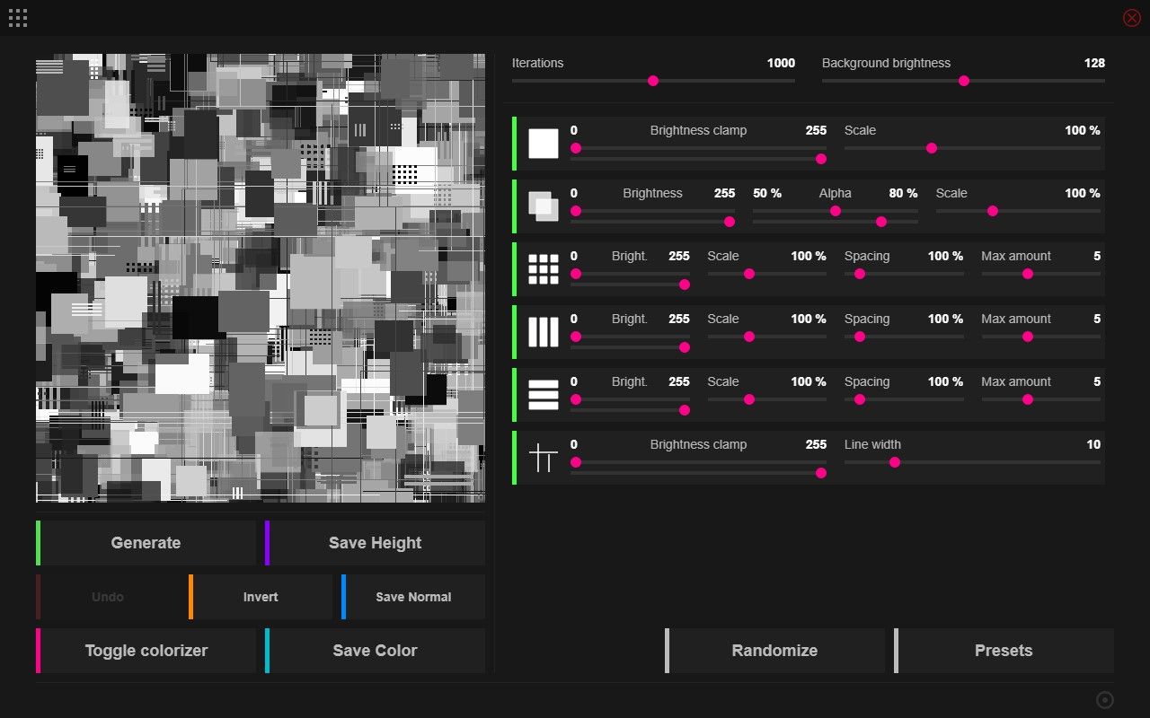 JSplacement: Cross-platform pseudo-random 8K displacement map generator ...