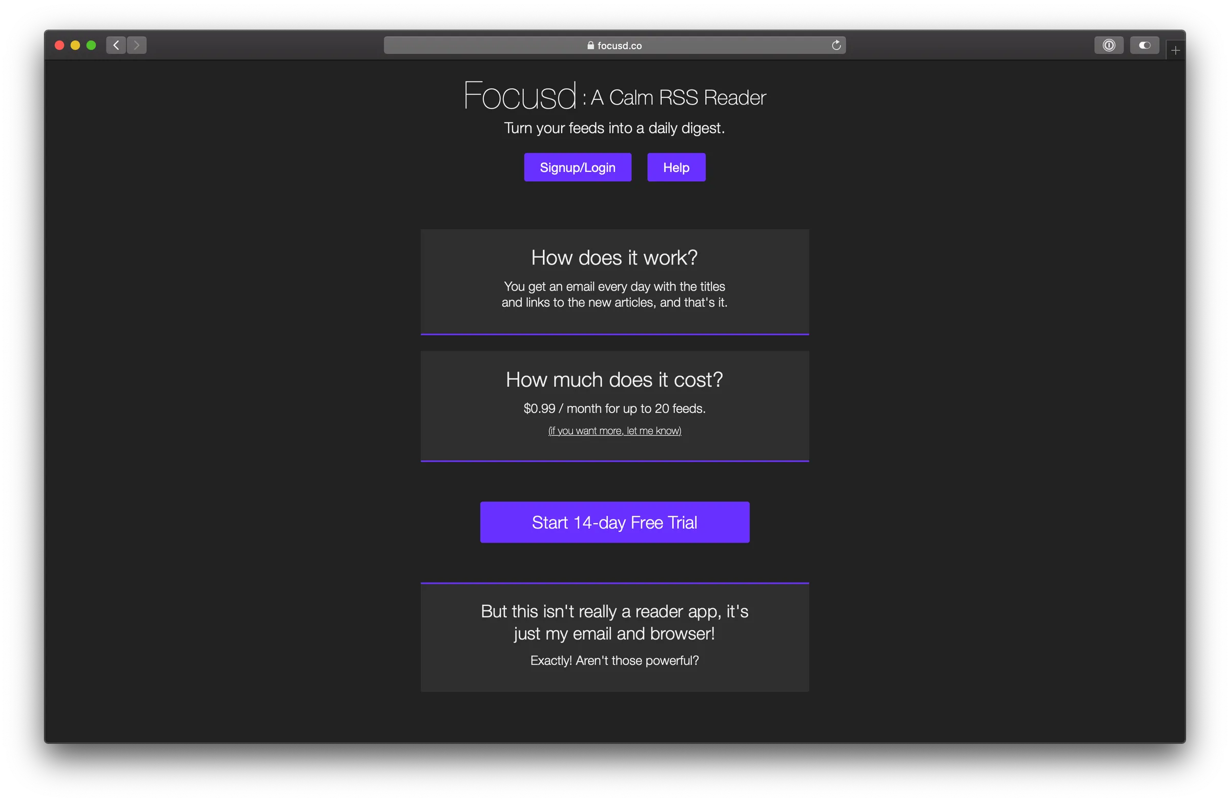 Focusd Alternatives: 25+ RSS & News Readers | AlternativeTo