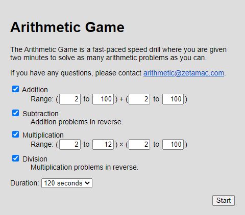 The Arithmetic Game Alternatives and Similar Sites & Apps | AlternativeTo