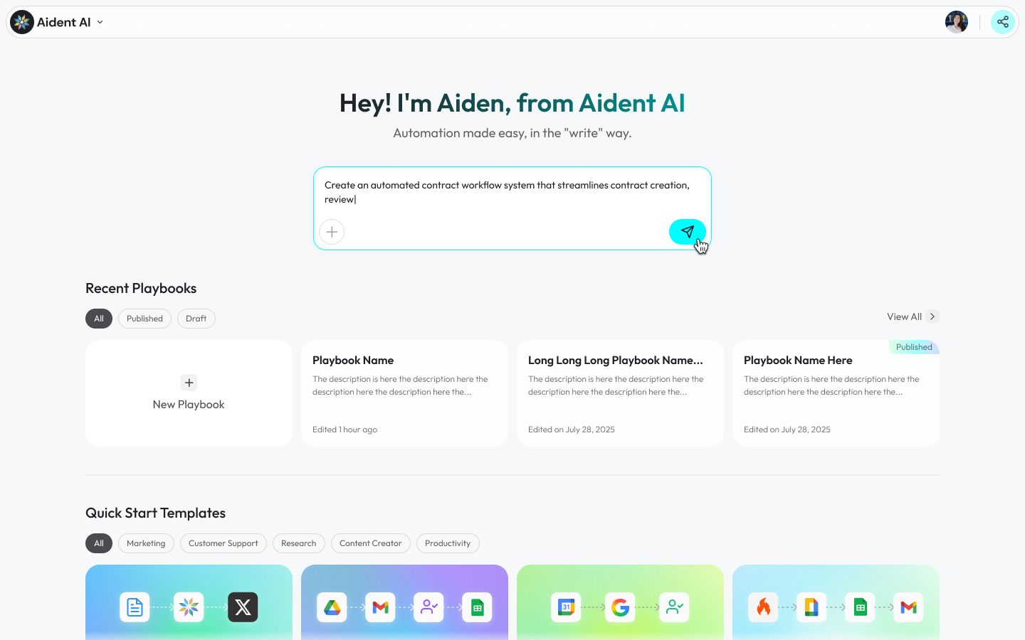 Aident AI: No coding. No drag-and-drop frustration. | AlternativeTo