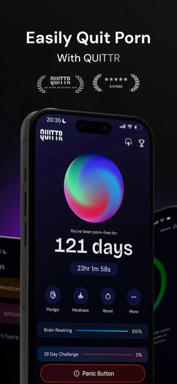 QUITTR: Quit Porn Now: Porn addiction tracker and recovery app | AlternativeTo