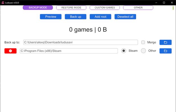 Ludusavi: Back up your PC video game save data on any major OS and from ...