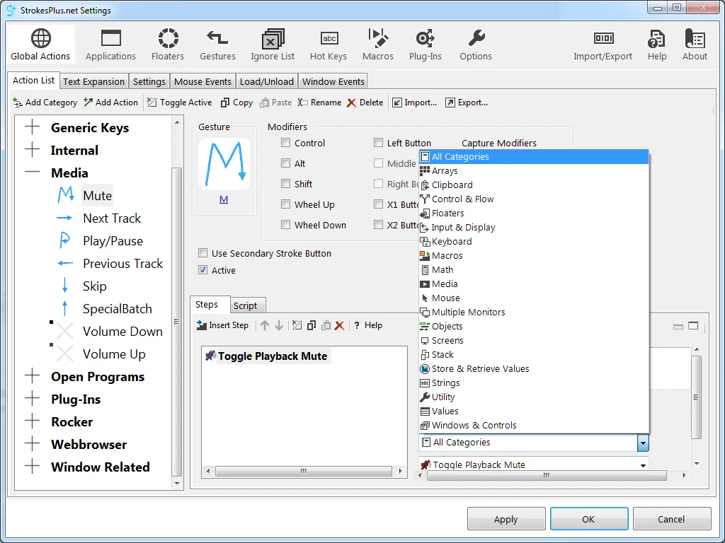 StrokesPlus.net: Mouse Gestures and More for Windows | AlternativeTo