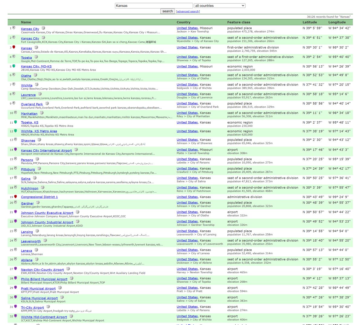 GeoNames: App Reviews, Features, Pricing & Download | AlternativeTo