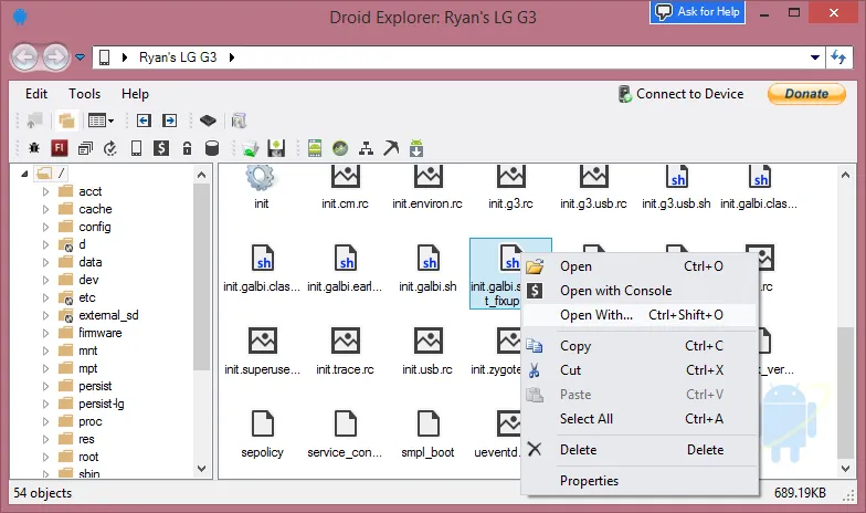 Droid Explorer: A tool to manage your rooted Android device with ...
