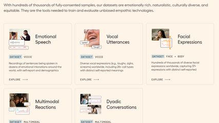 Hume AI: APIs to understand emotional expression and align technology with human | AlternativeTo