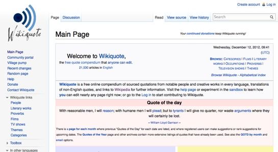 Wikiquote Alternatives - Explore Similar Sites & Apps | AlternativeTo