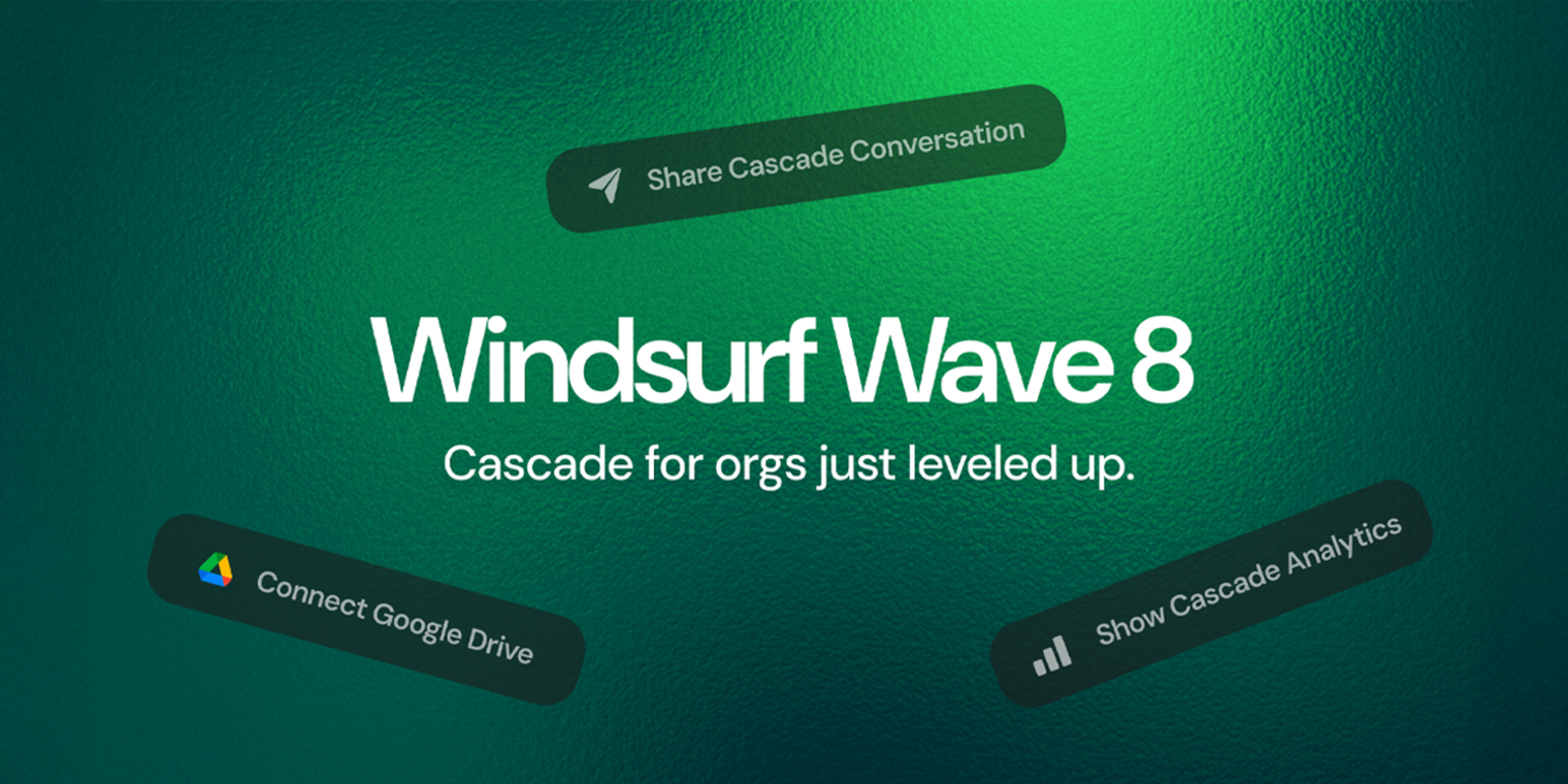 Windsurf Wave 8 adds GitHub PR reviews, Google Docs context, and conversation sharing ...