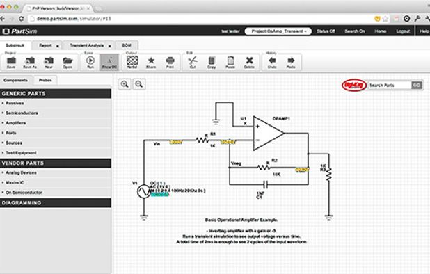 PartSim: Free and full-featured SPICE circuit | AlternativeTo