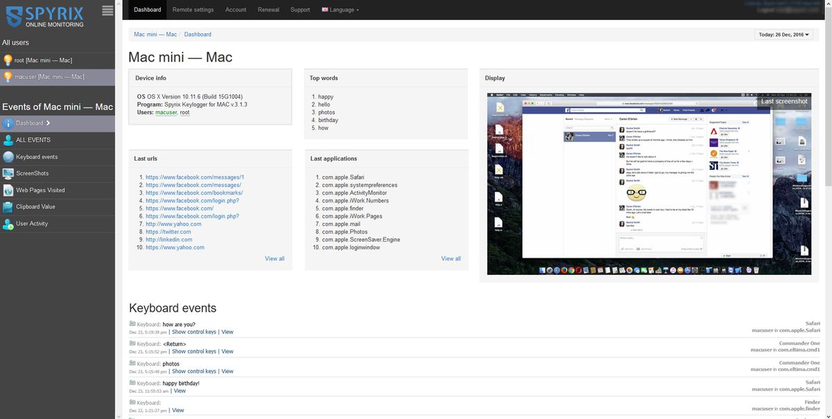Spyrix Keylogger for Mac Alternatives: Top 1 Parental Control Tools and ...