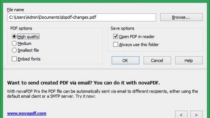 doPDF: Allows you to freely convert documents to PDF files. | AlternativeTo
