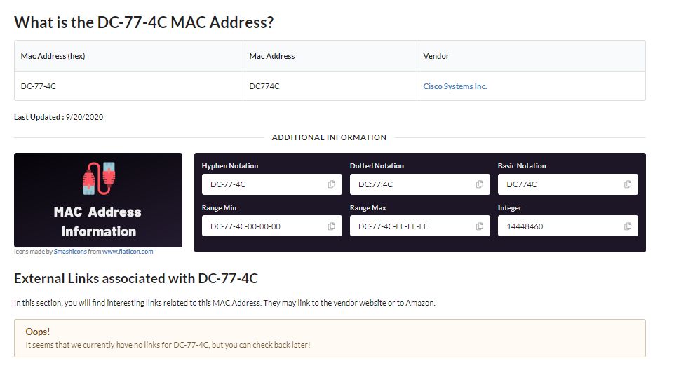 OUI Lookup Alternatives and Similar Sites / Apps | AlternativeTo