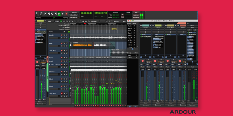 Ardour: Hard disk recorder and digital audio workstation application ...