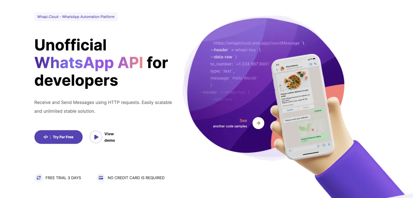 Whapi.Cloud: WhatsApp API with free integration plan | AlternativeTo