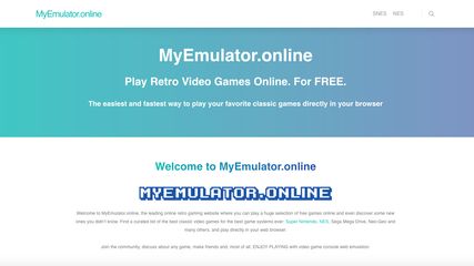 MyEmulatorOnline: Play Retro Video Games online in your web browser ...