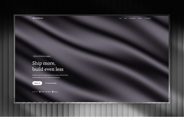 Yumma UI: Free UI components and premium templates built with Yumma CSS ...