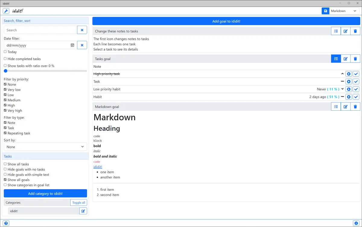 ididit! Alternatives: 25+ Habit Trackers and similar apps | AlternativeTo