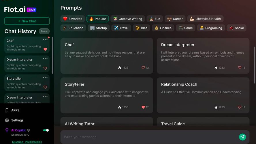 Flot.ai: Use ChatGPT anywhere you type or select without copy-pasting. | AlternativeTo