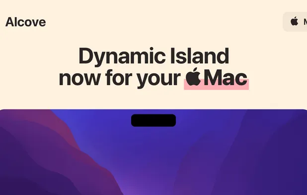 Alcove: Dynamic Island features for Mac's seamless experience | AlternativeTo