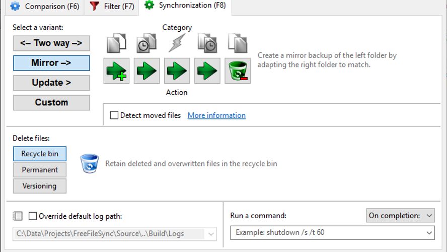 FreeFileSync: Folder comparison and synchronization software that ...