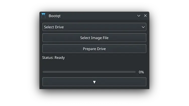 Bootqt: Simple app for making a bootable USB drive from an ISO or IMG ...
