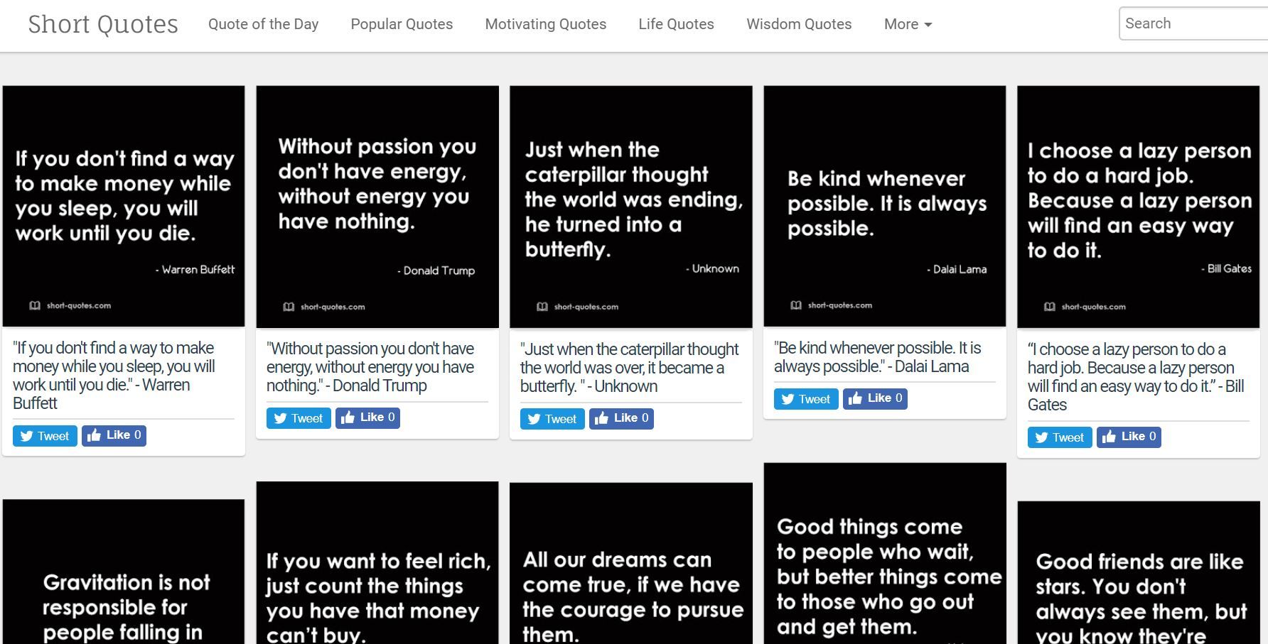Short Quotes Alternatives and Similar Sites & Apps | AlternativeTo