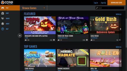 Core Games: Game platform and community for playing and creating games ...