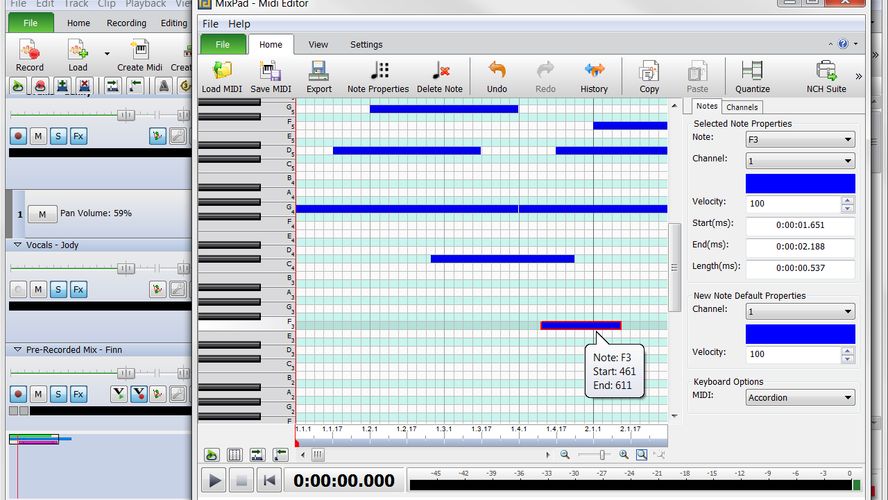 MixPad: Is free music Music Mixer and Recording software designed for ...