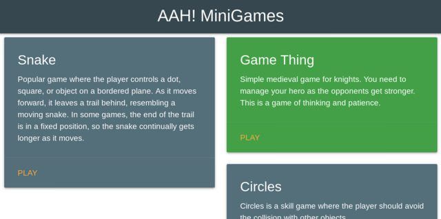 AAH! Minigames Alternatives and Similar Games | AlternativeTo