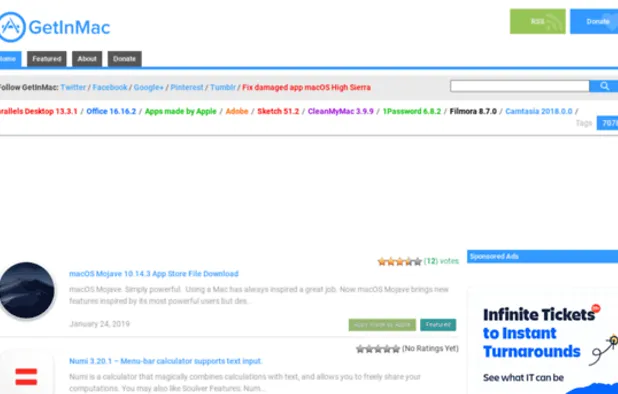 GetinMac: Mac application sharing site. You are free to download any ...