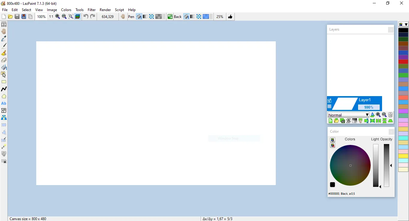 LazPaint: Raster & vector graphic editor with many tools and filters ...