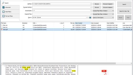 FileSeek: Easy-to-use file search app that includes advanced ...