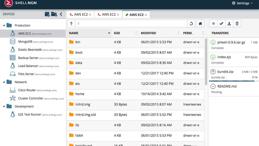 Shellngn: Cloud based SSH client with SFTP and Telnet support. | AlternativeTo