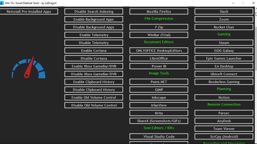 Win Debloat Tools: This is an adapted version from | AlternativeTo