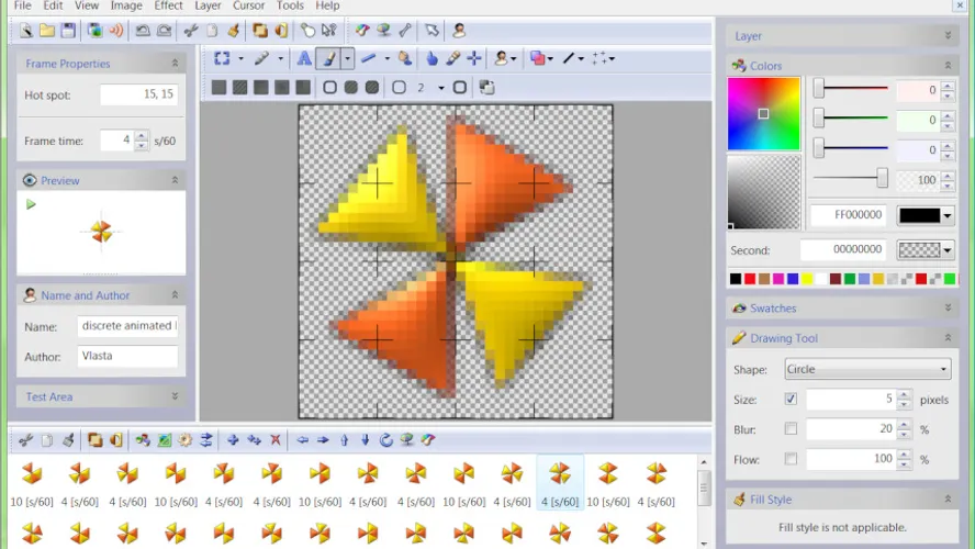 RealWorld Cursor Editor: Create cursors for Windows, convert images to ...