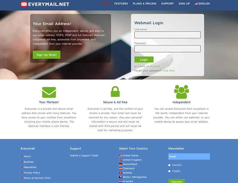 Everymail Alternatives: 25+ WebMail Providers and similar websites ...