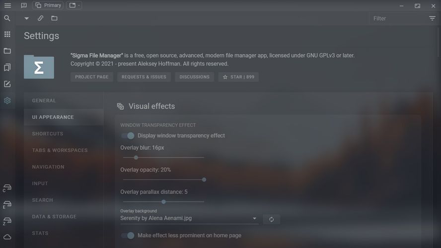 Sigma File Manager: Free, open-source, quickly evolving, modern file ...