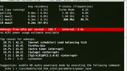 PowerTOP: Linux tool to diagnose issues with power consumption and power management | AlternativeTo