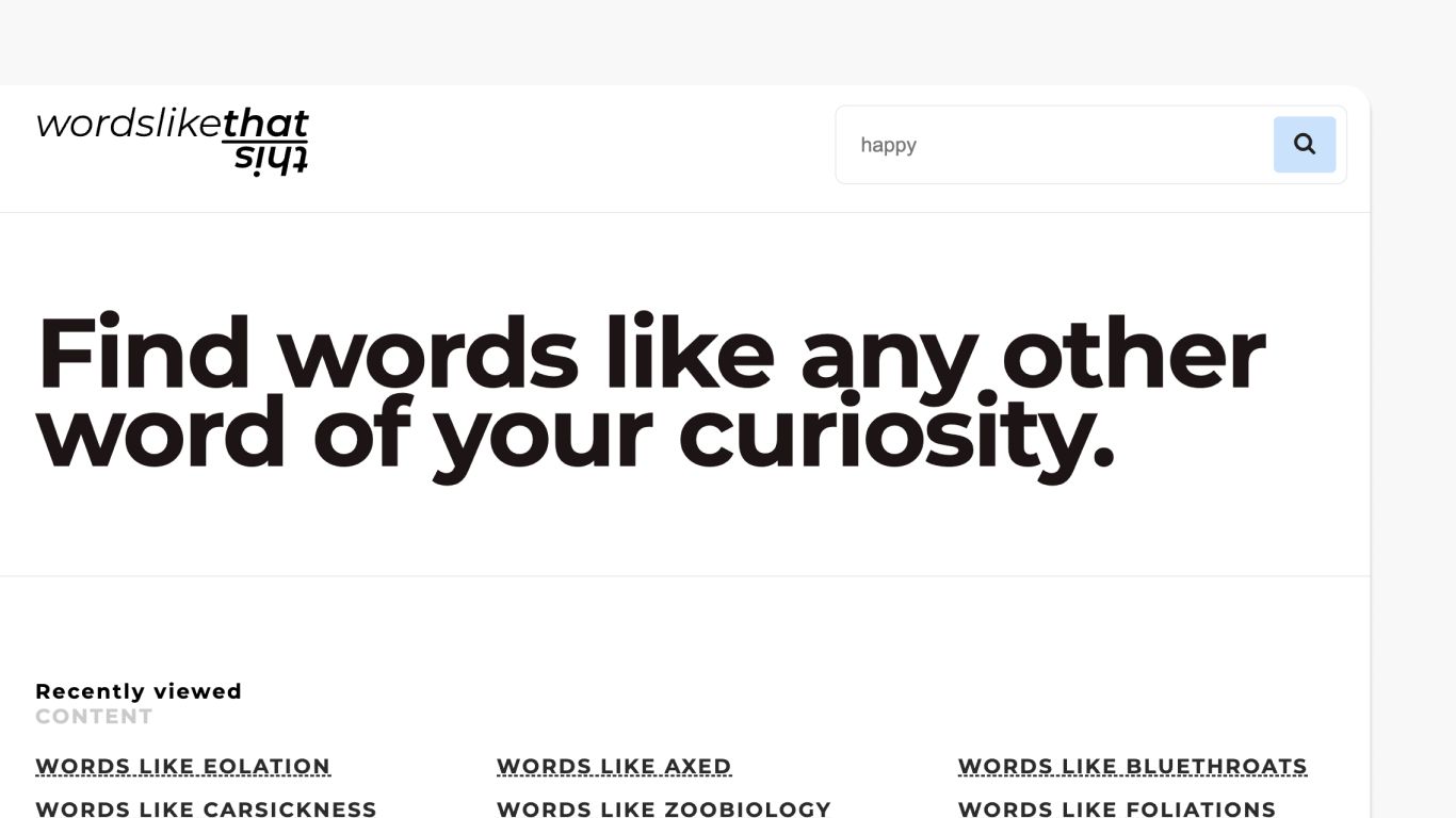 Words Like That Alternatives: Top 4 Dictionaries & Similar Websites ...