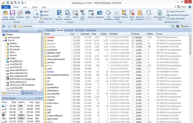 TreeSize Alternatives for Windows: 25+ Disk Usage Analyzers | AlternativeTo