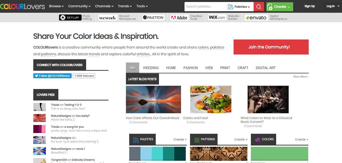 COLOURlovers Alternatives and Similar Sites & Apps | AlternativeTo