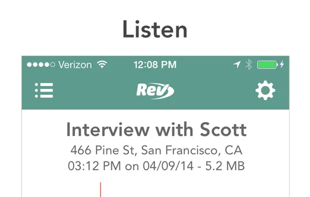 Rev Voice Recorder: Simple yet powerful audio | AlternativeTo