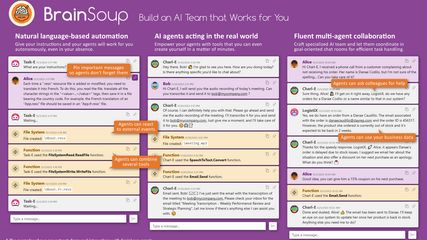 BrainSoup: Ingenious, modular AI platform that empowers you to build ...